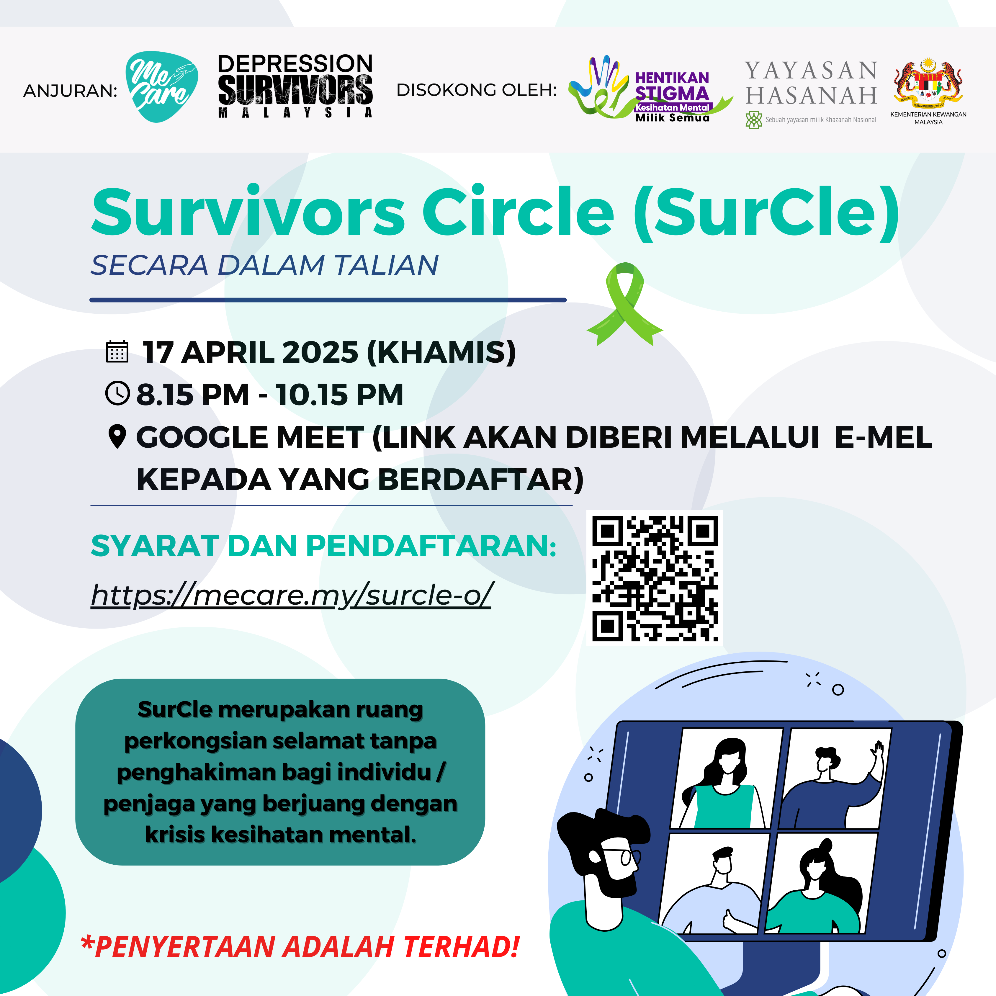 Pendaftaran Survivors Circle (SurCle) - MeCare